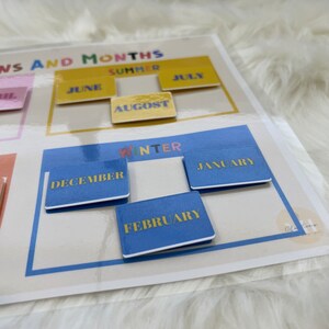 Months of the Year, Educational Activity, Preschool and Kindergarten ...