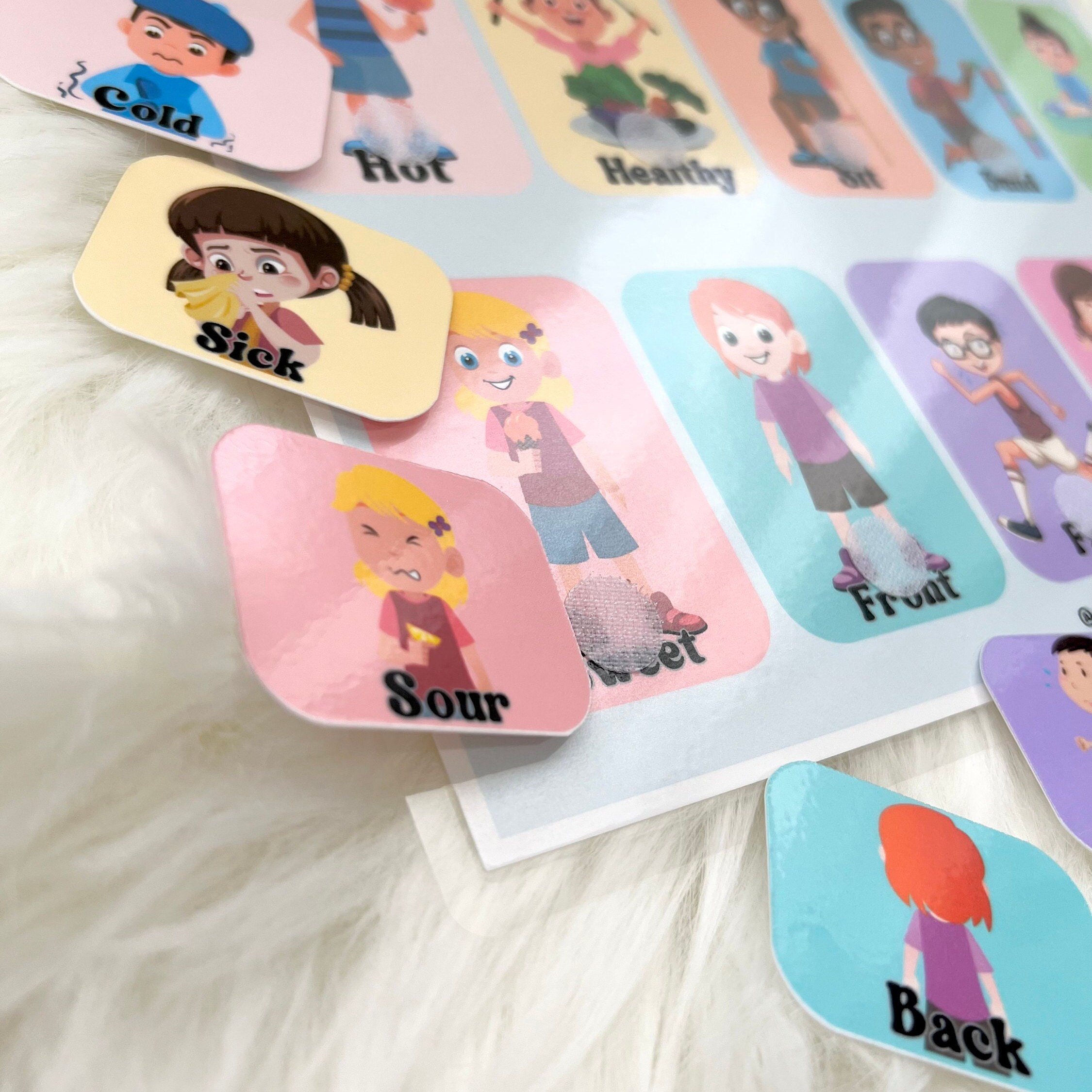 Opposites Matching Activity Matching Game Learning - Etsy