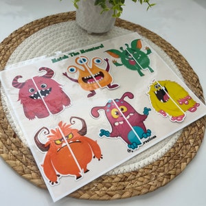 Monster Activity Sheet, Monster Preschool Activity Sheet, Monster ...