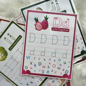 Pre Handwriting ABC Tracing Worksheets - Preschool Handwriting ...