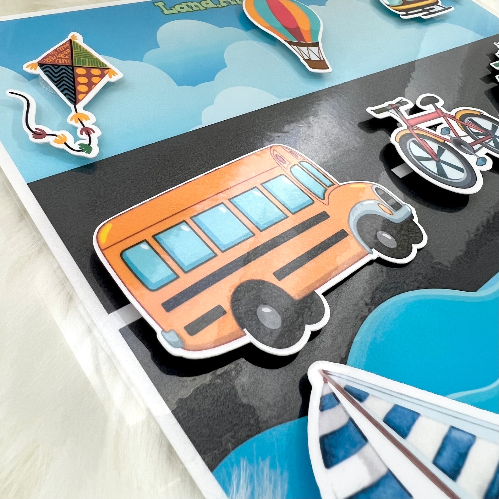 Land Air Water Transportation - Preschool Printable - Land Air and ...