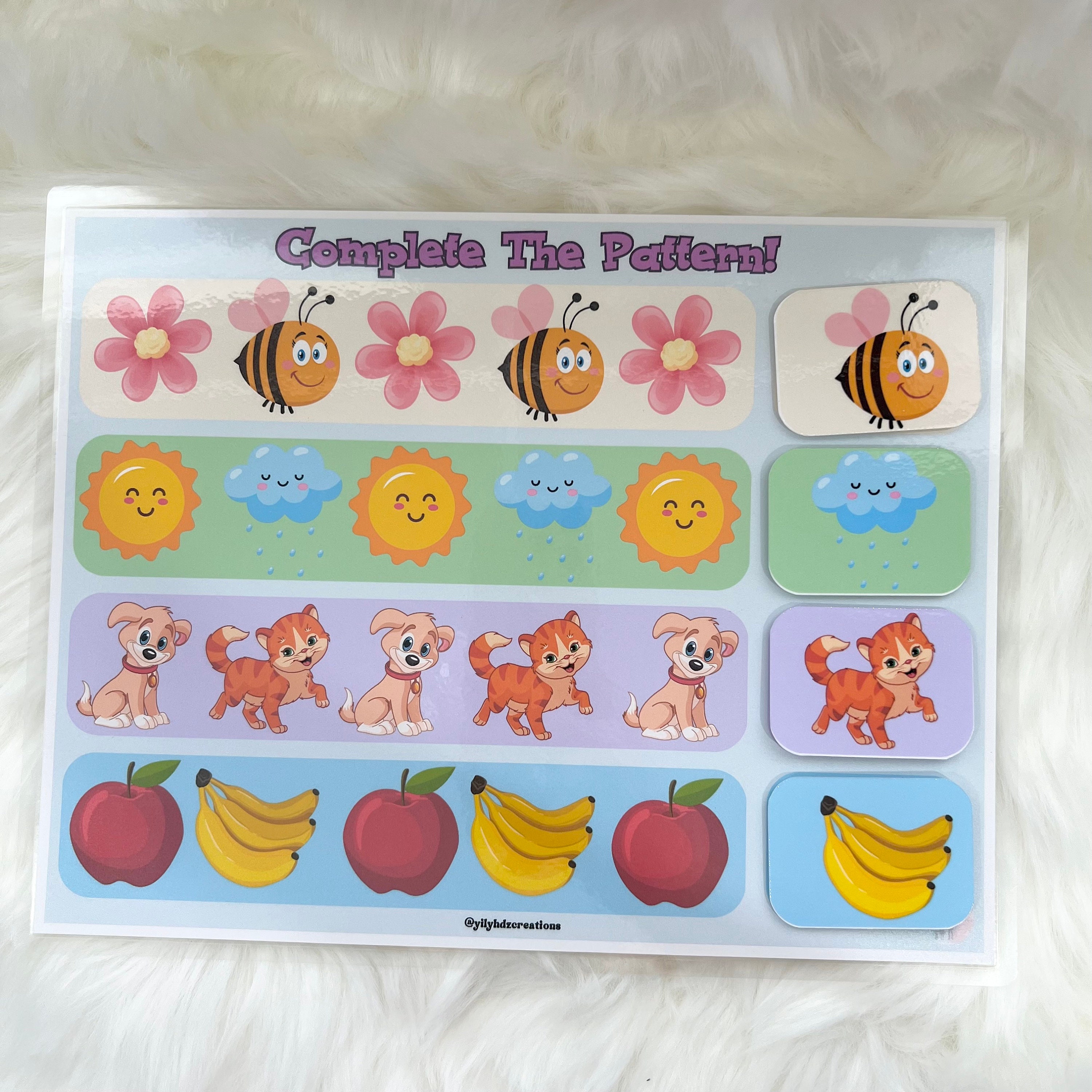 Preschool Pattern Making Preschool Printable Pattern Worksheet ...