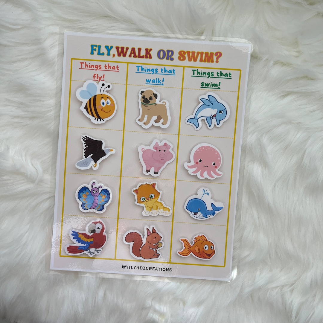 Animal Sorting Activity, Sorting Activity Printable for Kids, Sorting ...