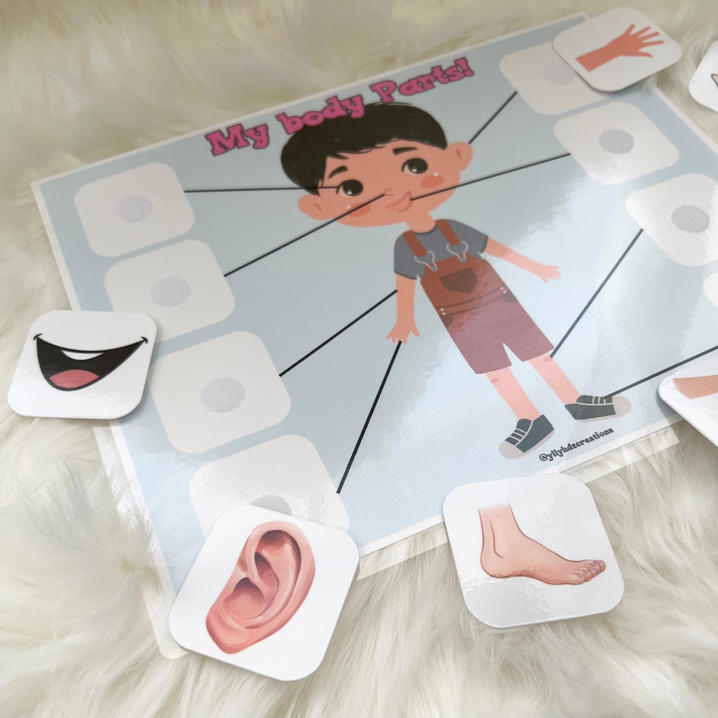 Body Parts Matching Activity - Body Parts Matching Activity Printable ...