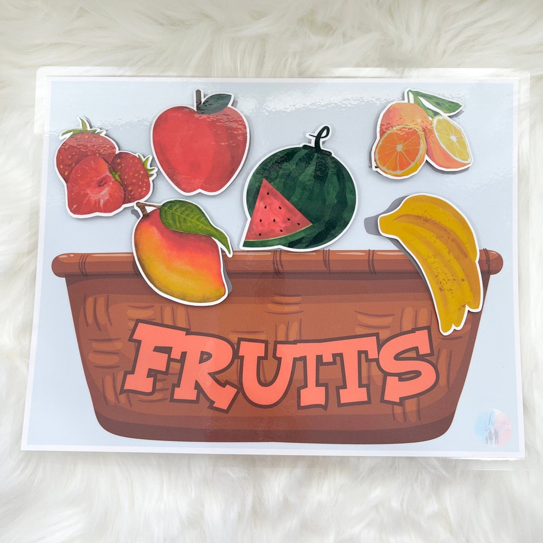 Fruits Activity - Matching Fruits Activity - Learning Fruits - Fruits ...