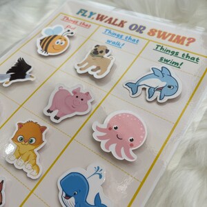 Animal Sorting Activity, Sorting Activity Printable for Kids, Sorting ...