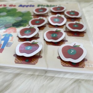 Counting Activity for Preschool, Busy Book Toddler, Montessori Busy ...