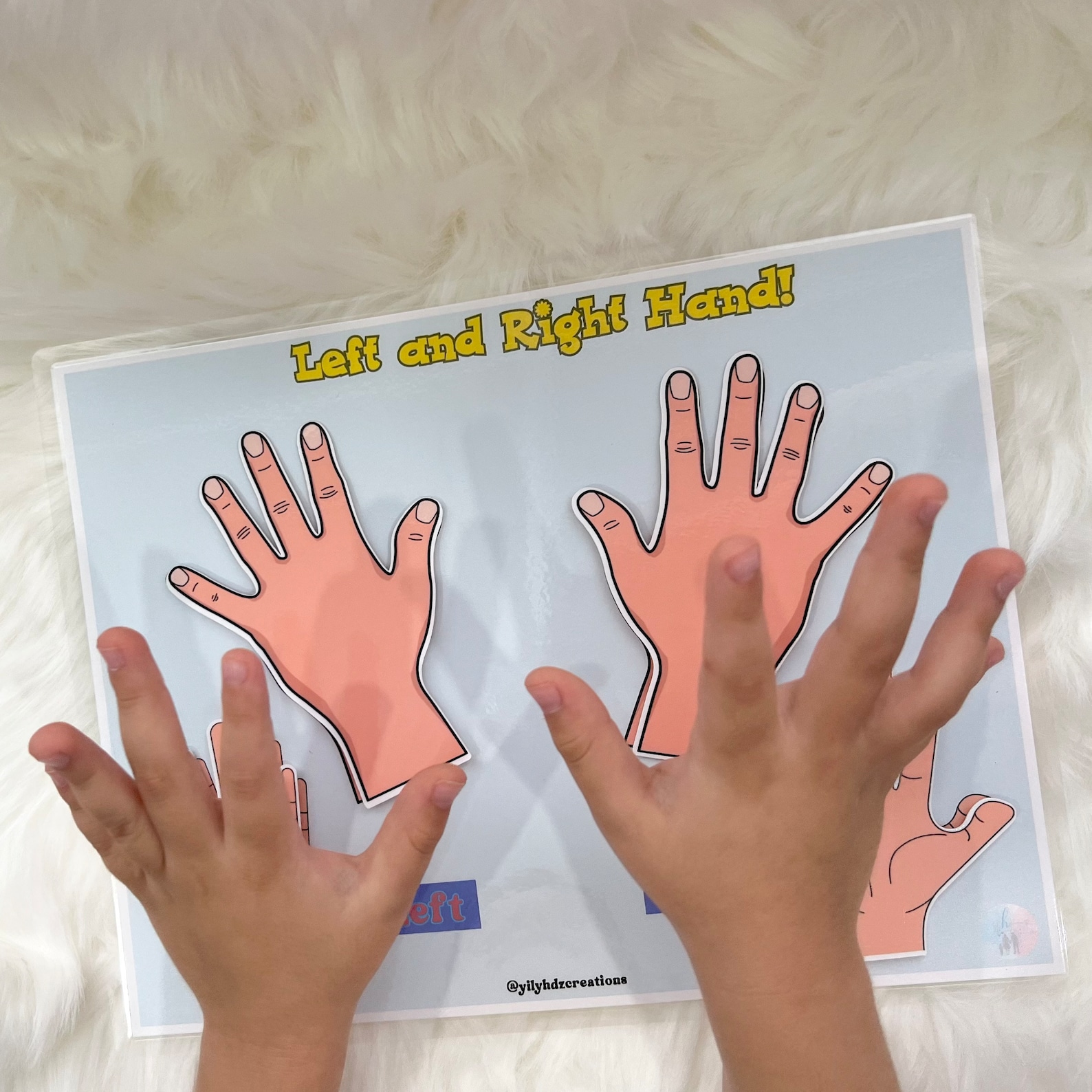 Body Parts Left & Right Learning Education Printable - Preschool ...