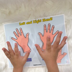 Body Parts Left & Right Learning Education Printable - Preschool ...