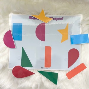 Sort by Shapes - Shape Matching Activity - Shape Matching Game - Shape ...
