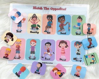 Bingo Opposites - Etsy Canada