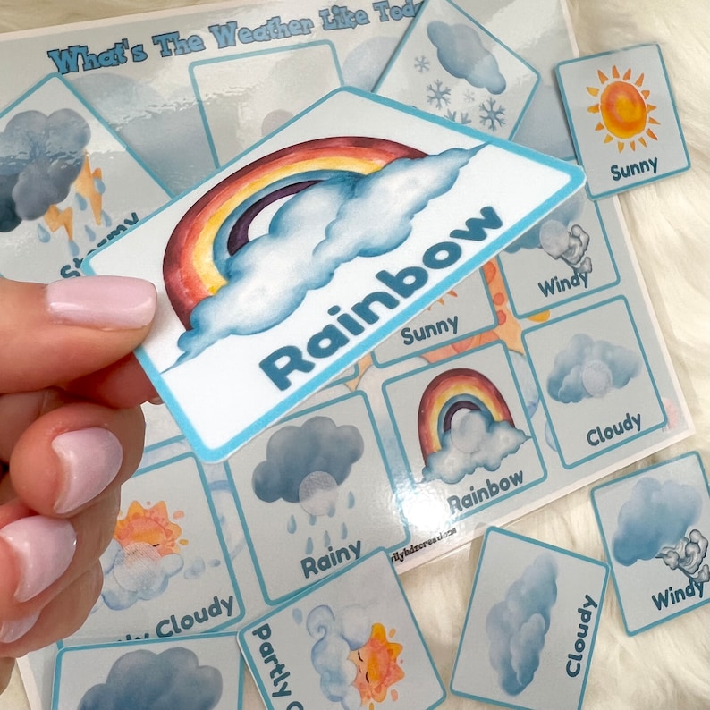 Weather Chart Printable Weather Chart for Preschool Today's Weather ...