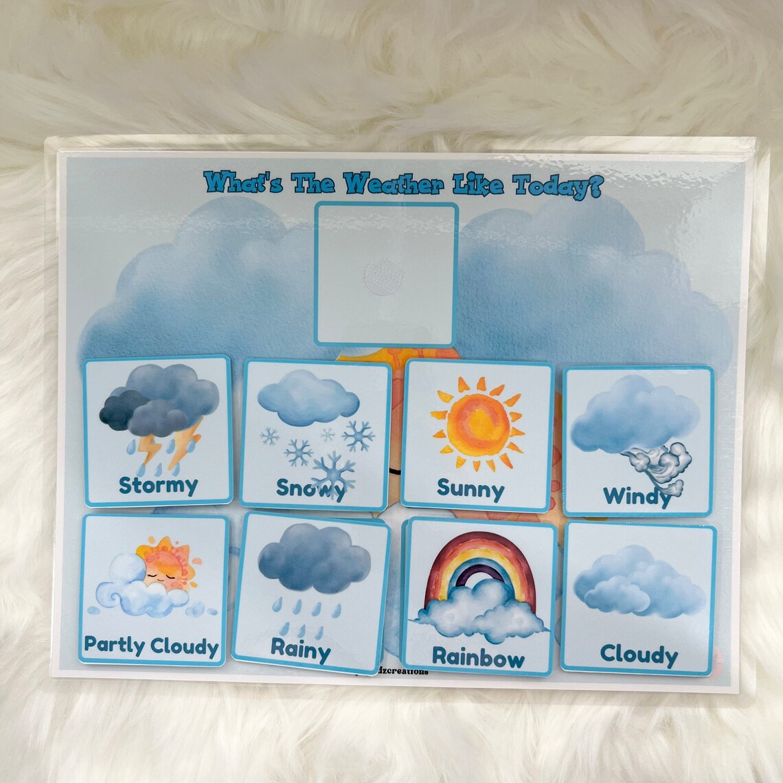 Weather Chart Printable Weather Chart for Preschool - Etsy