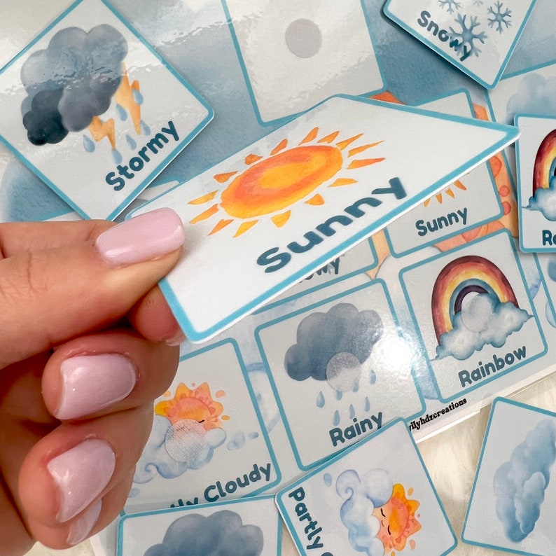 Weather Chart Printable Weather Chart for Preschool Today's Weather ...