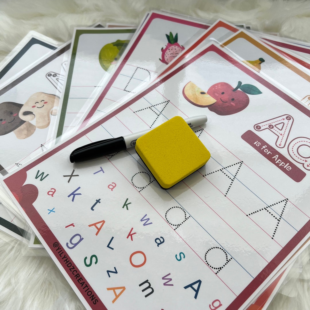 Pre Handwriting ABC Tracing Worksheets - Preschool Handwriting ...