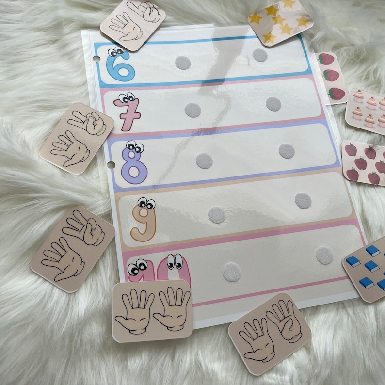 Number Matching Activity Preschool Math preschool - Etsy