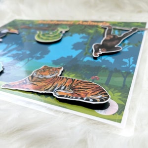Rainforest Animals Printable Animal Matching Activity Match the Animals ...