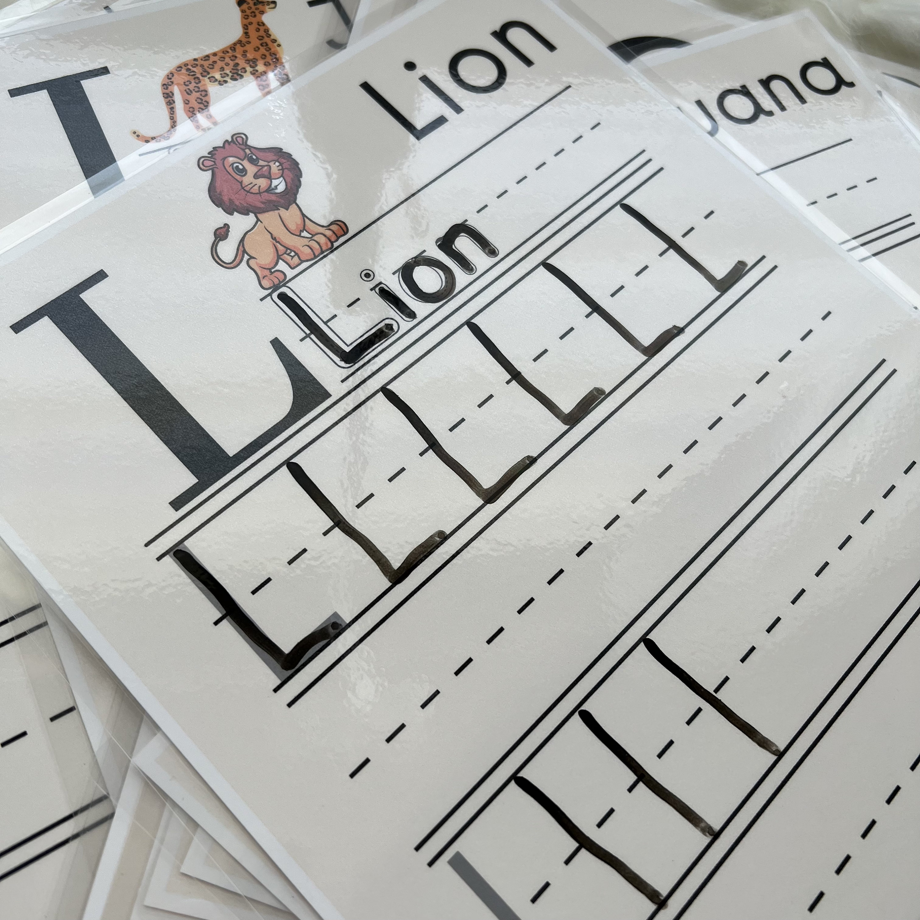 Pre Handwriting ABC Tracing Worksheets Preschool Handwriting - Etsy