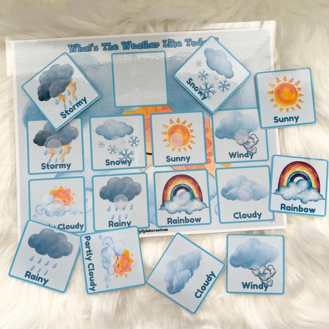 Weather Chart Printable - Weather Chart for Preschool - Today's Weather ...