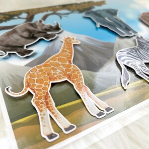 Shadow Matching Animals - Shadow Matching Activity - Animals Printable ...