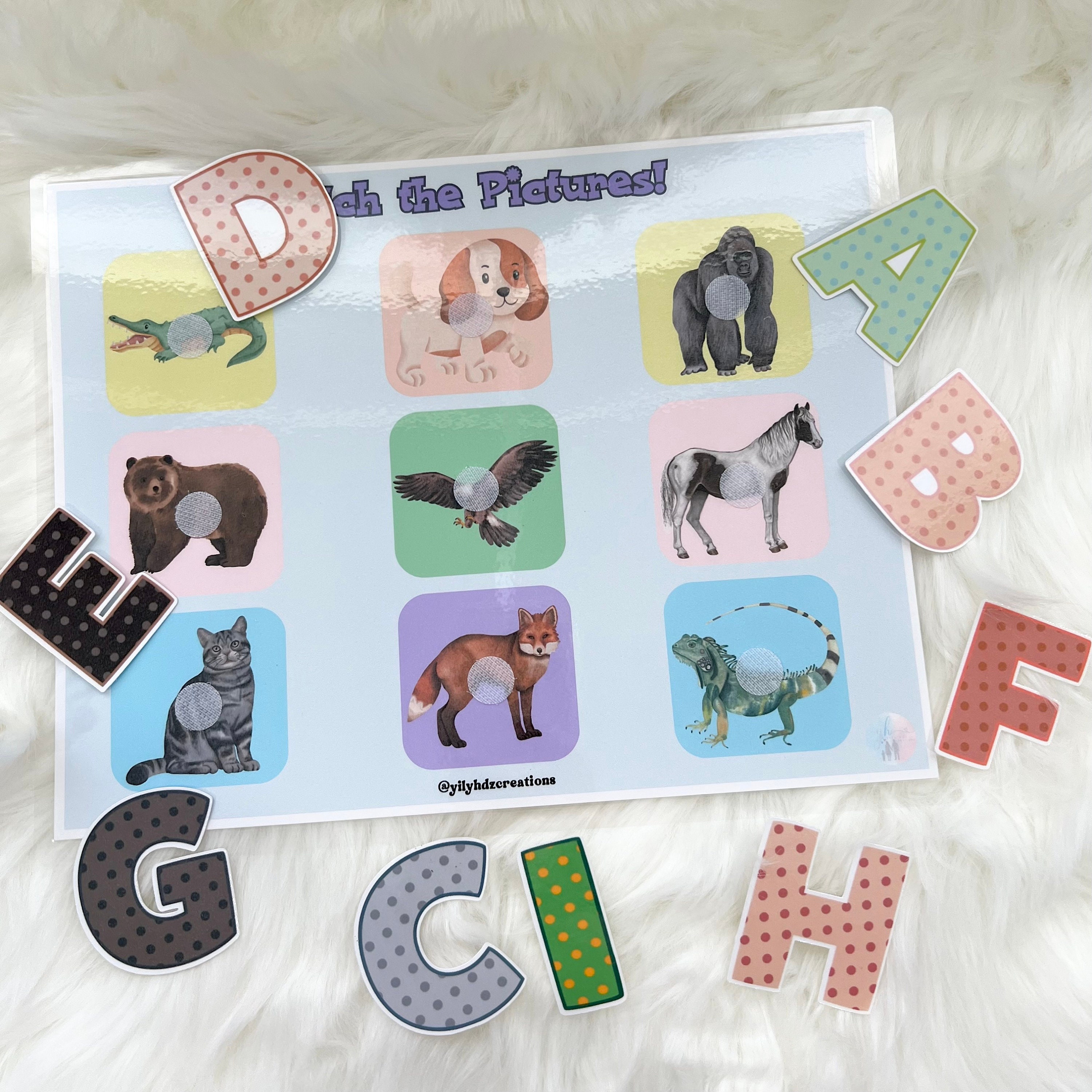 Alphabet Learning Alphabet Activity for Kindergartener and Preschooler ...