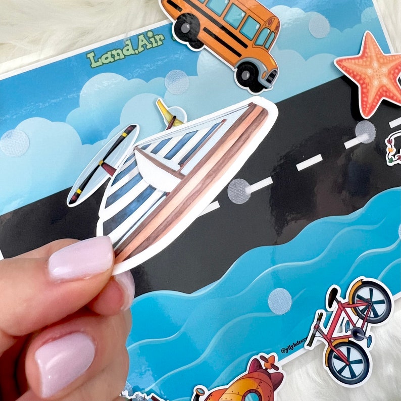 Land Air Water Transportation - Preschool Printable - Land Air and ...