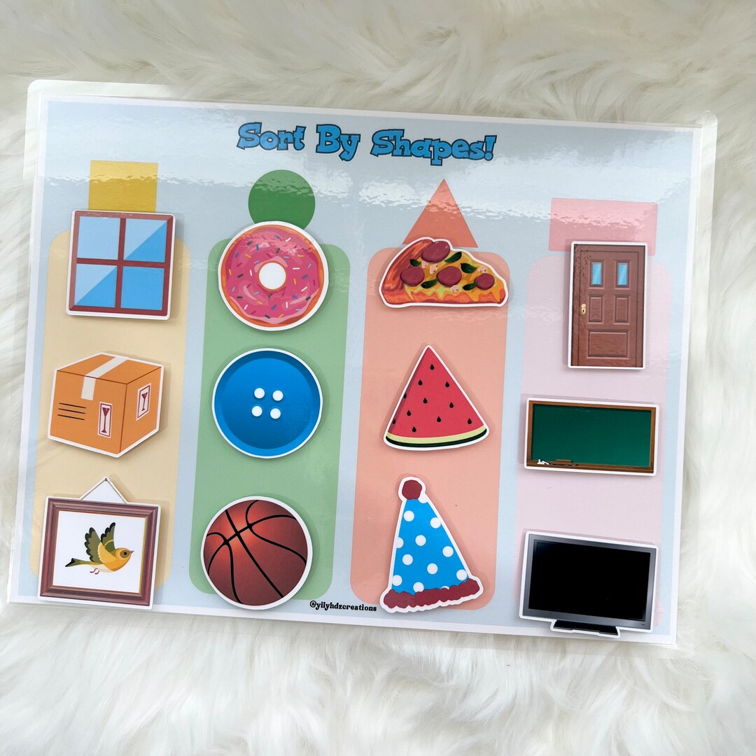Sort by Shape - Shapes Matching Game - Shapes Matching Printable ...
