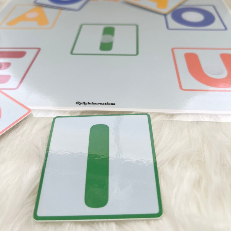 Learning Vowels Vowels Printable Vowels Worksheet Toddler Busy Book ...