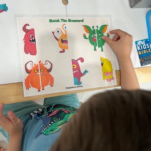 Monster Activity Sheet, Monster Preschool Activity Sheet, Monster ...