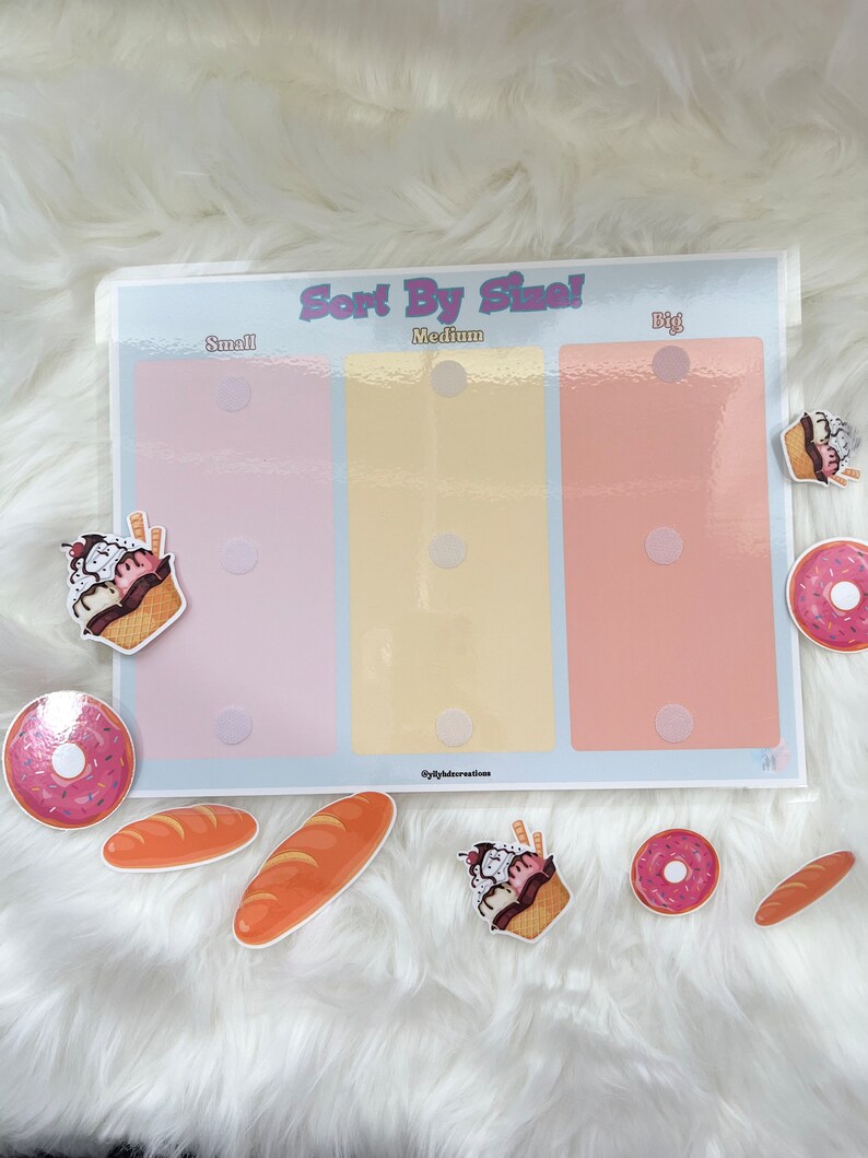 Size Sorting Activity Learning Sizes Sort by Size Sort - Etsy