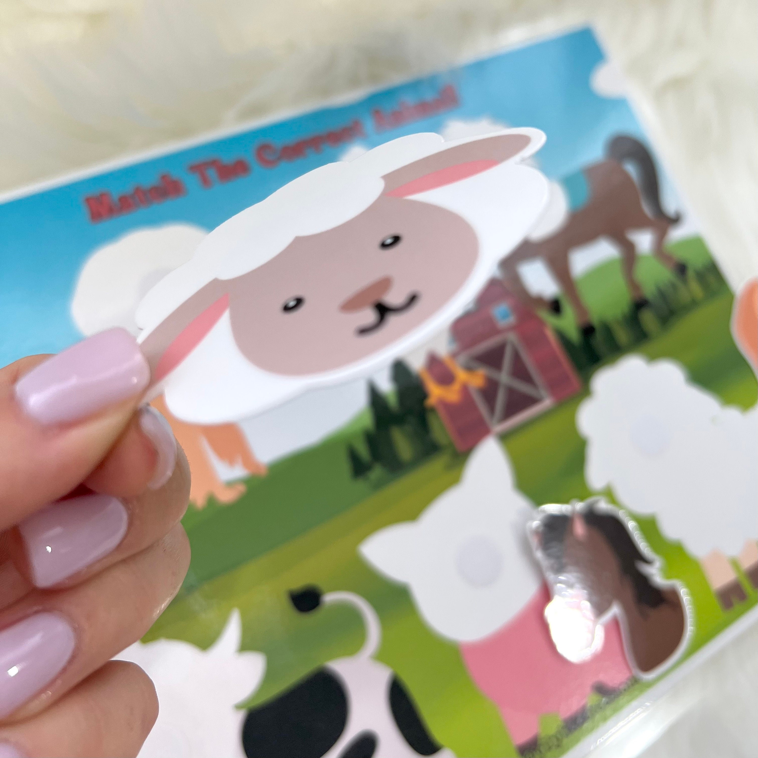 Farm Animals Printable - Farm Animals Activity - Farm Animals Shadow ...