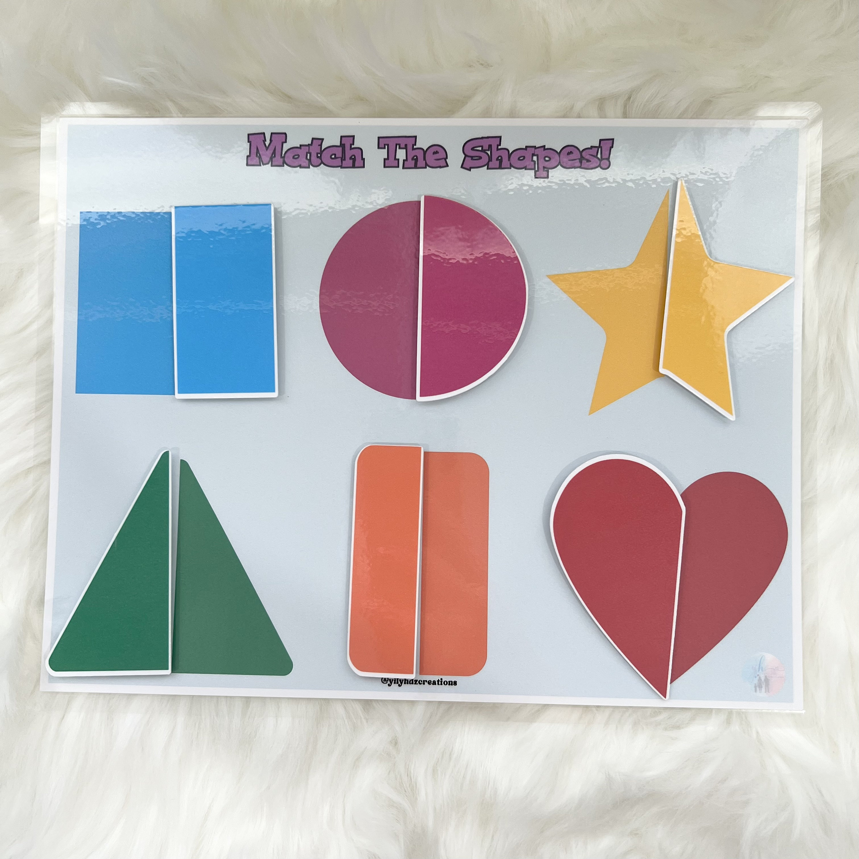 Sort by Shapes Shape Matching Activity Shape Matching Game Shape ...