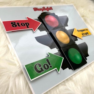 Preschool Busy Book, Traffic Light Activity, Traffic Light Printable ...
