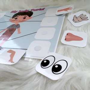 Body Parts Matching Activity - Body Parts Matching Activity Printable ...