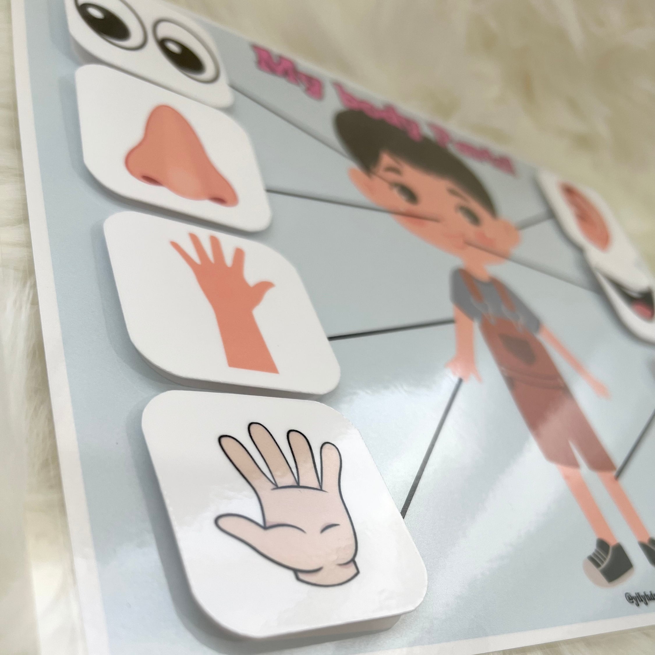 Body Parts Matching Activity - Body Parts Matching Activity Printable ...