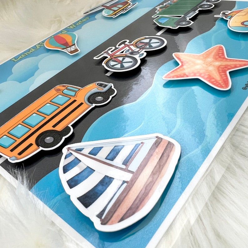 Land Air Water Transportation - Preschool Printable - Land Air and ...