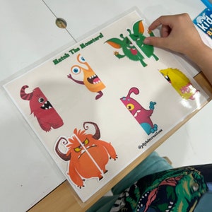 Monster Activity Sheet, Monster Preschool Activity Sheet, Monster ...