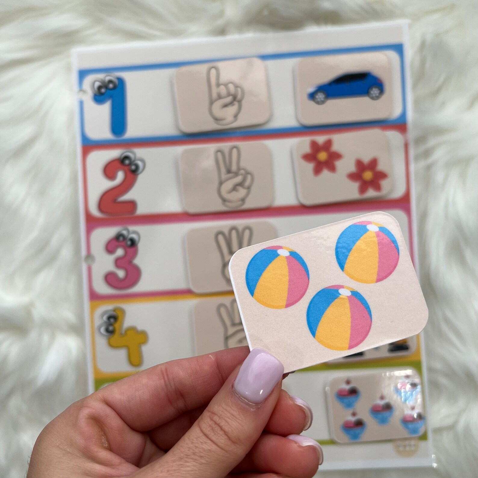 Number Matching Activity Preschool Math preschool - Etsy