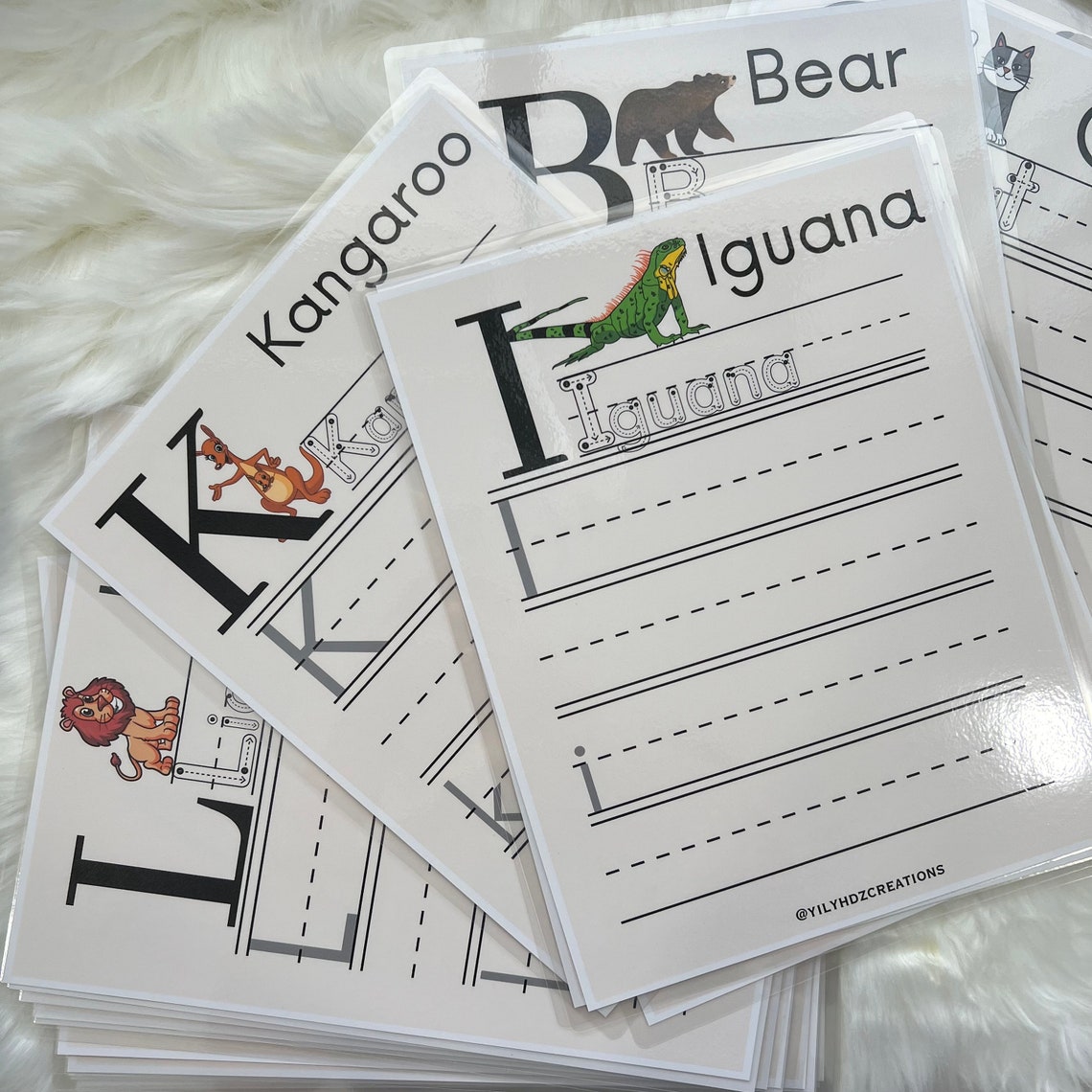 Pre Handwriting ABC Tracing Worksheets - Preschool Handwriting ...
