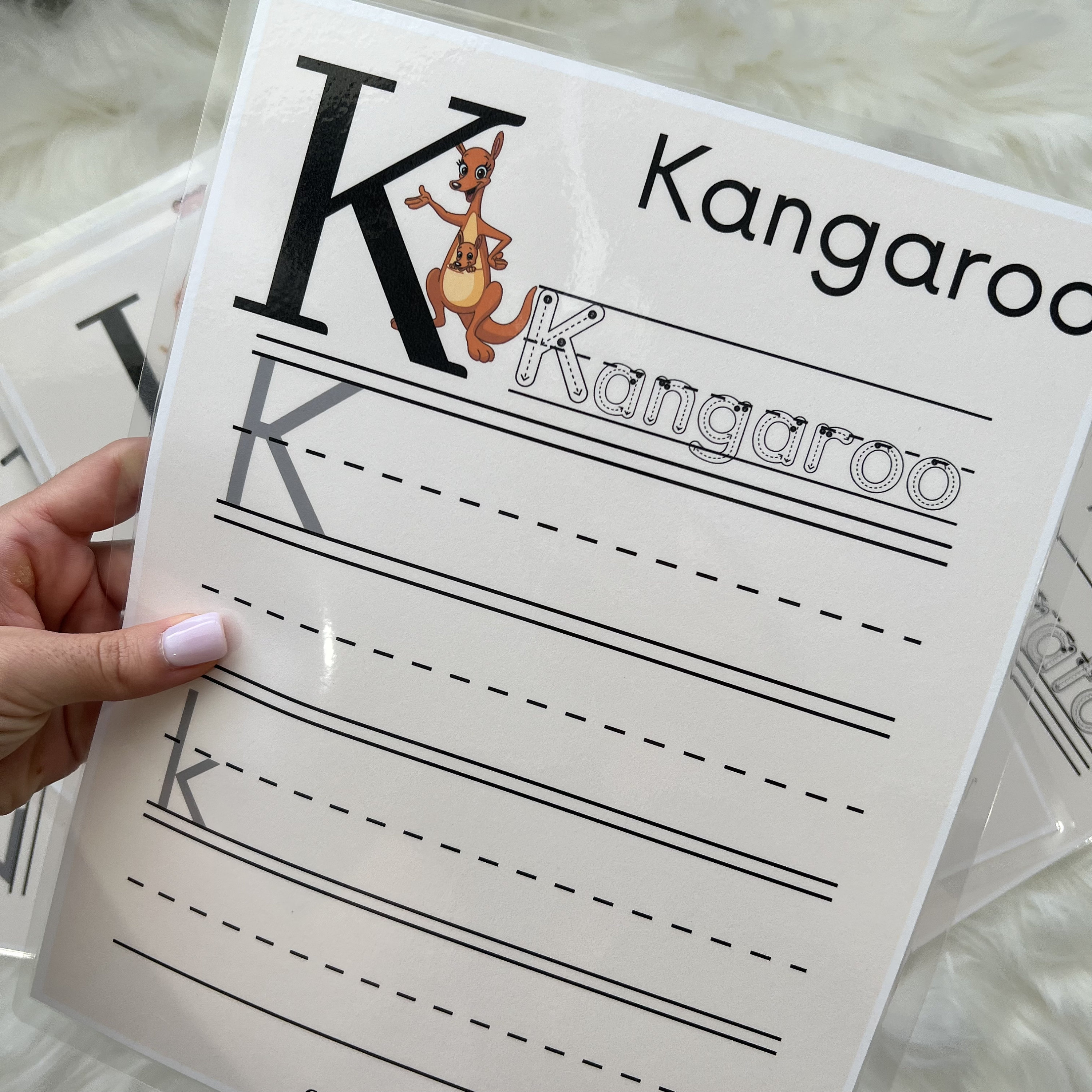 Pre Handwriting ABC Tracing Worksheets - Preschool Handwriting ...