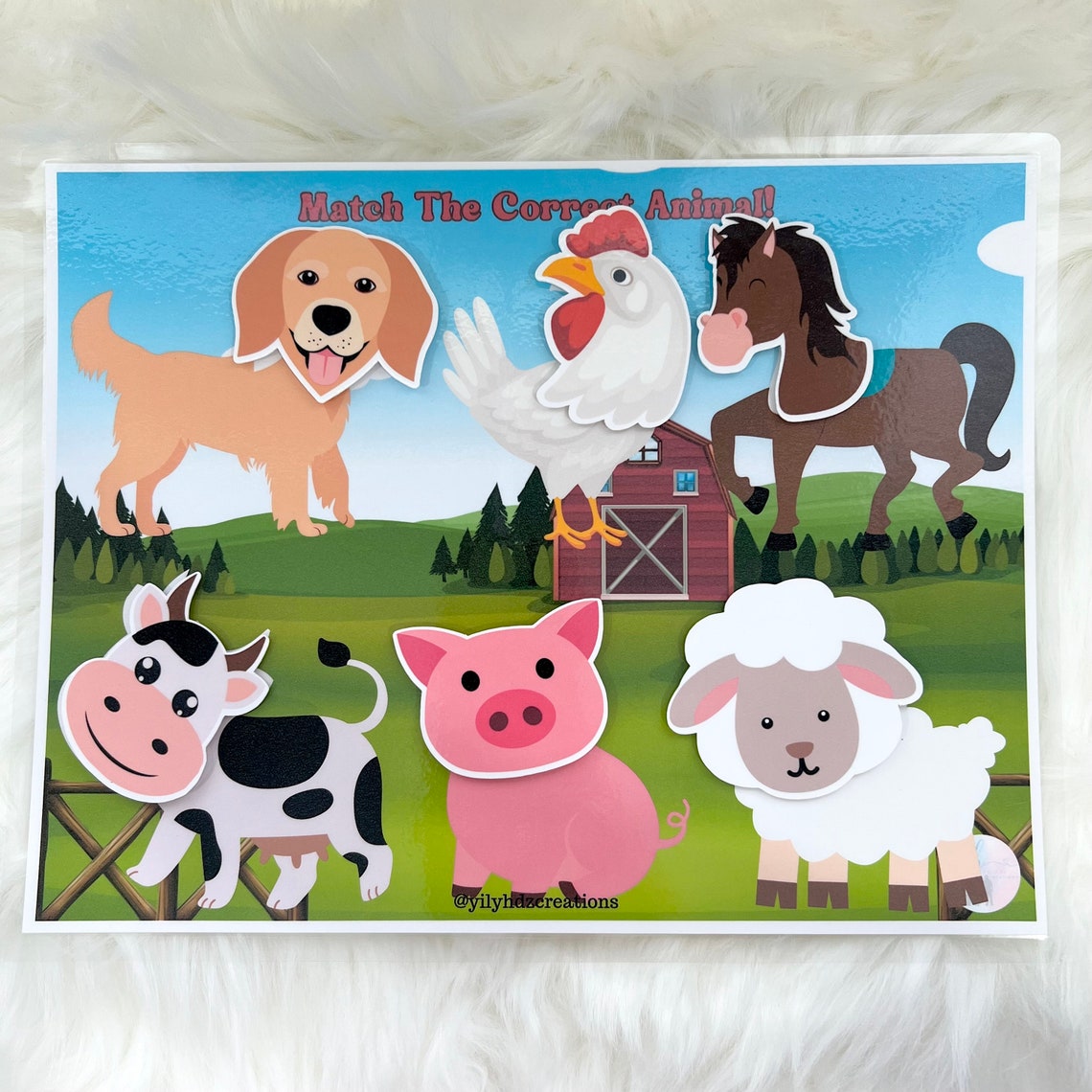 Farm Animals Printable Farm Animals Activity Farm Animals - Etsy