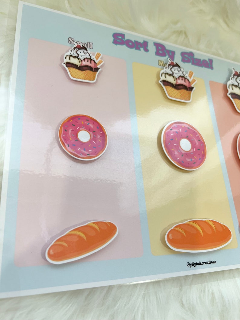 Size Sorting Activity Learning Sizes Sort by Size Sort - Etsy