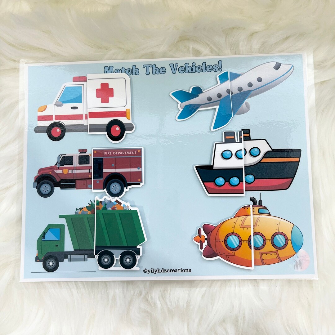 Preschool Activities - Kids Activities - Toddler Busy Book - Match the ...