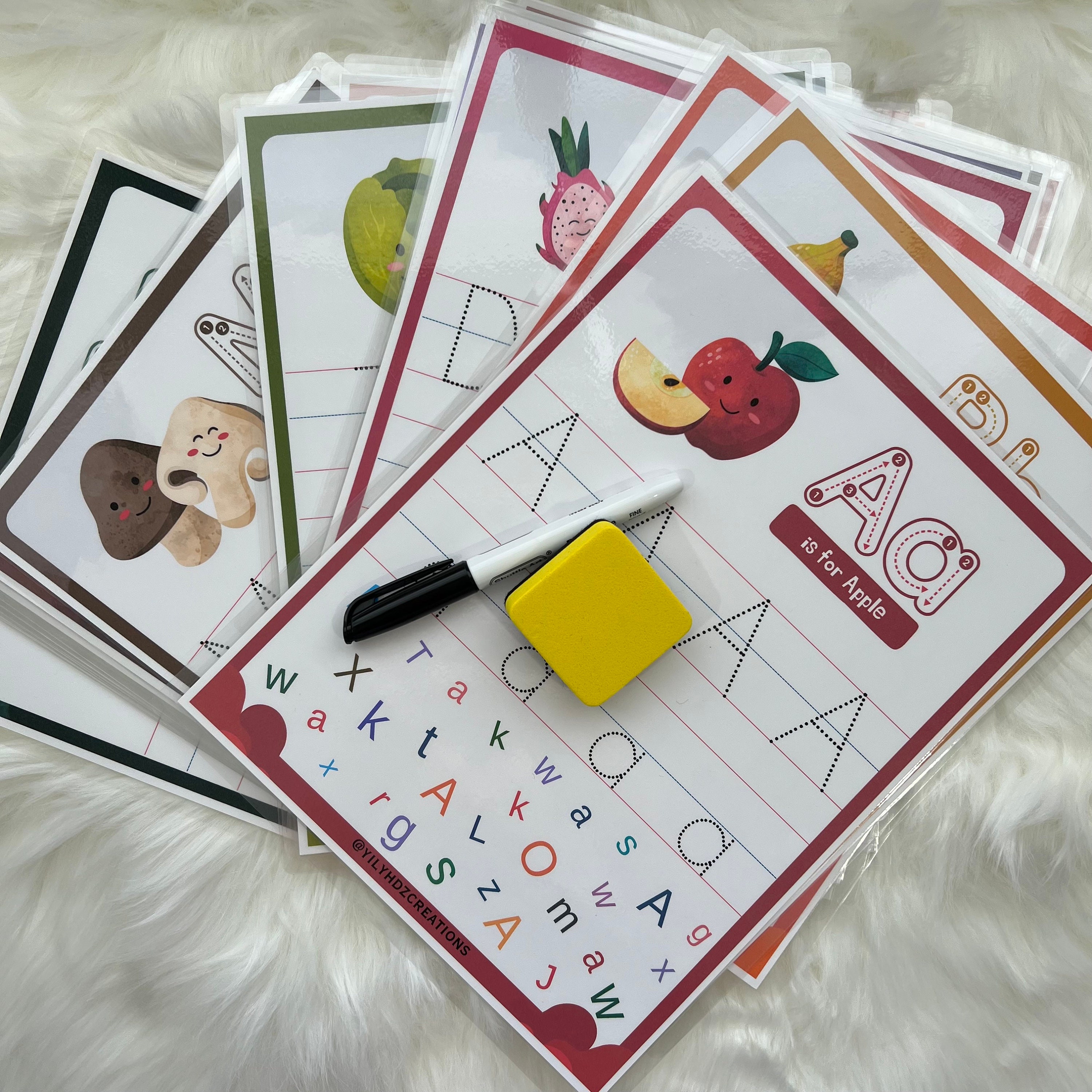 Pre Handwriting ABC Tracing Worksheets - Preschool Handwriting ...
