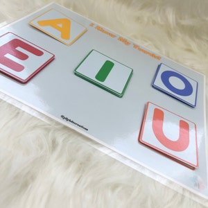 Learning Vowels - Vowels Printable - Vowels Worksheet - Toddler Busy ...