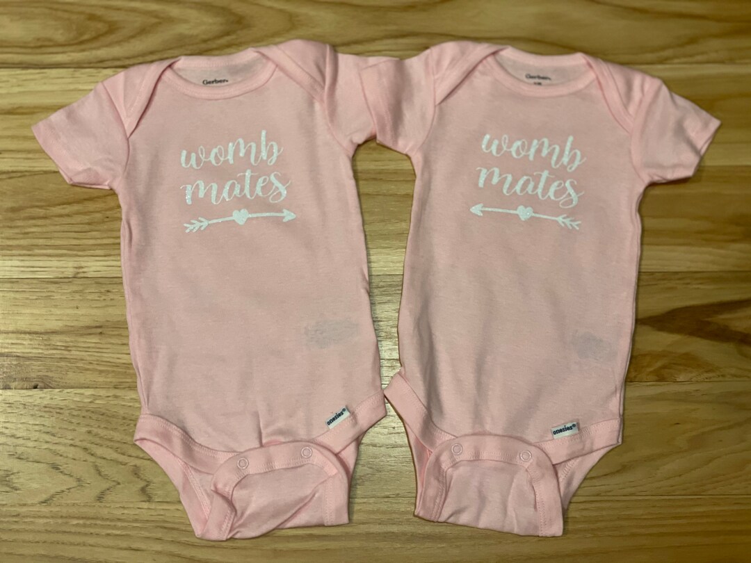 Womb Mates Onesie Twin Gift Idea Twins Funny Twins Gift Baby - Etsy