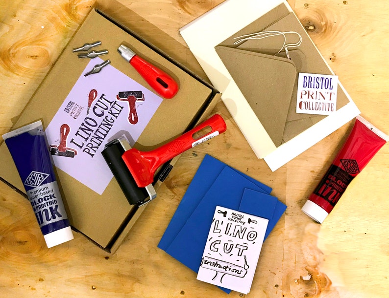 Lino Cut Printing Kit - Etsy