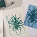 Botanical Linocut Printing Kit - Etsy