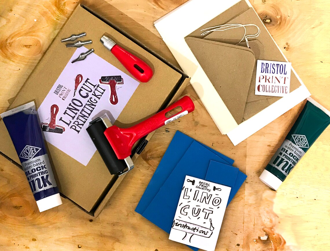 Lino Cut Printing Kit - Etsy