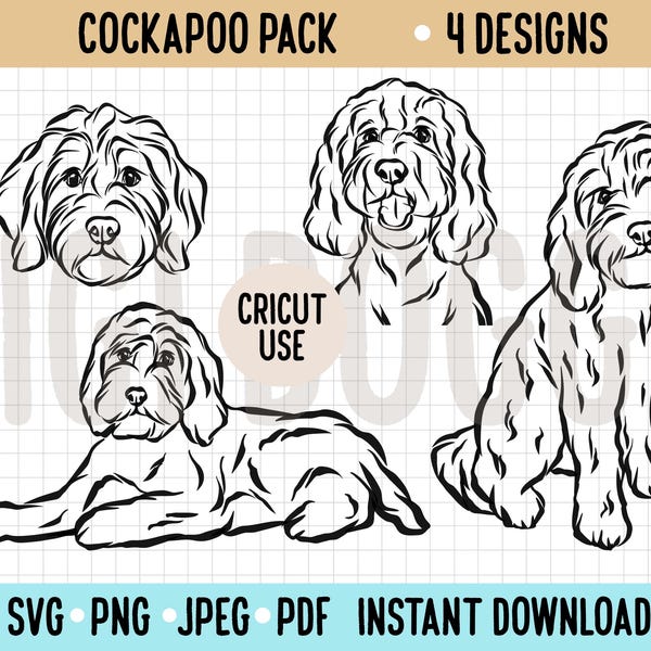 Cockapoo Tattoo - Etsy UK